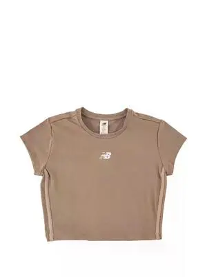NEW BALANCE Harmony Fitted T-shirt With Logo Detail