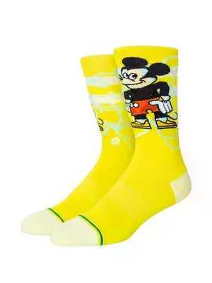 Stance Mickey Mouse Crew Socks - Yellow