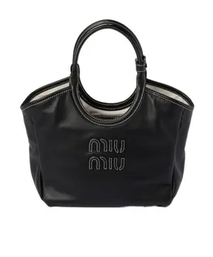 Miu Miu Ivy Leather Bag - Black