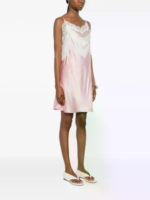 Viktor & Rolf Layered Lace-trim Mini Dress