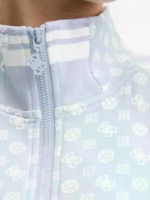 Guess Light Patterned Zip-up Sweatshirt