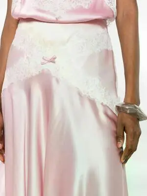 Viktor & Rolf Lace-trimmed Midi Skirt