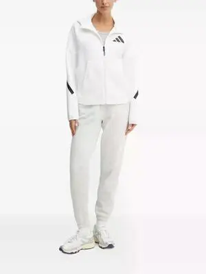 Adidas Logo Detail Zip-up Hoodie