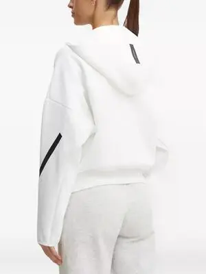 Adidas Logo Detail Zip-up Hoodie