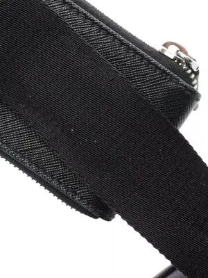 Prada Saffiano Leather Travel Pouch Shoulder Bag