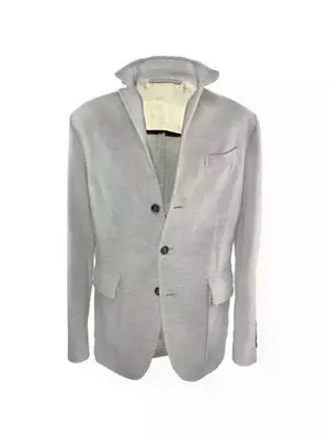 Eleventy Button-front Cashmere Coat