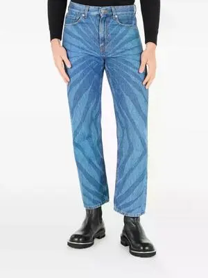 Roberto Cavalli Straight Leg Jeans For Men