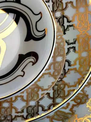 Roberto Cavalli Monogram Soup Plates