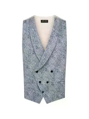 Luigi Bianchi Mantova Double Breasted Vests For Men