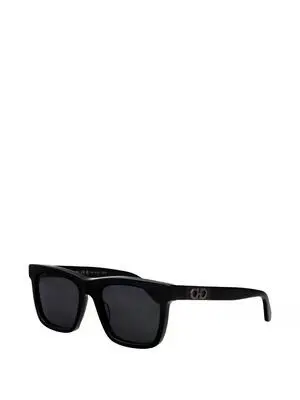 FERRAGAMO Square Frame Sunglasses - Black