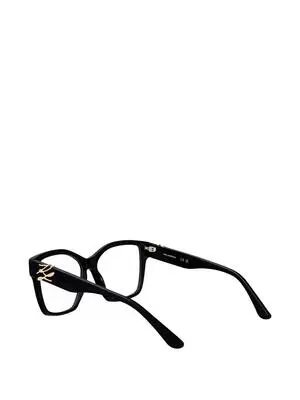 Karl Lagerfeld Logo-plaque Square-frame Glasses