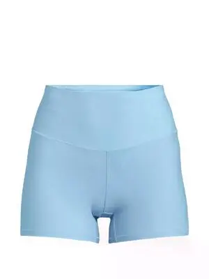 CASALL Logo-print High-waisted Shorts - Blue