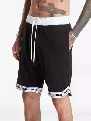 Hugo Logo-trim Drawstring Shorts