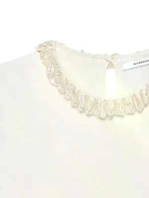 Givenchy Pearl-embellished Cropped T-shirt
