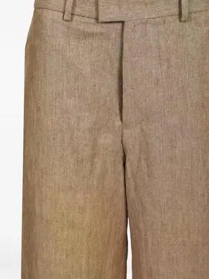 Emporio Armani Straight Leg Belt-loop Trousers