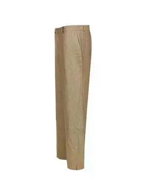 Emporio Armani Straight Leg Belt-loop Trousers