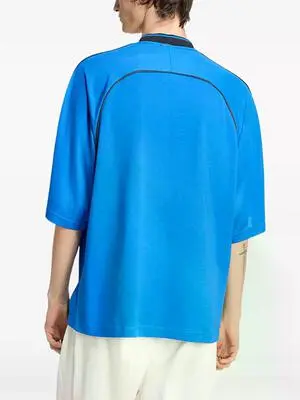 Adidas Logo-print V-neck T-shirt