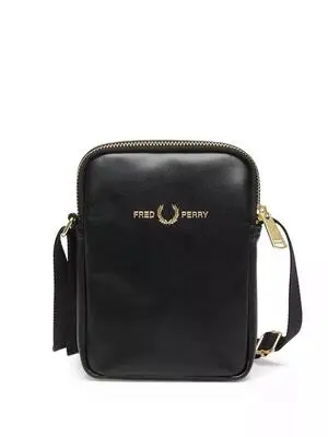 Fred Perry Laurel Wreath Leather Side Bag