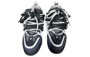 LOUIS VUITTON Skate Sneakers - Grey/black/white