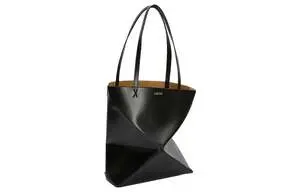 Loewe Medium Puzzle Fold Tote - Black