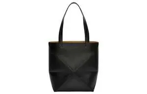 Loewe Medium Puzzle Fold Tote - Black
