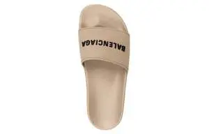 Balenciaga Pool Slides - Beige