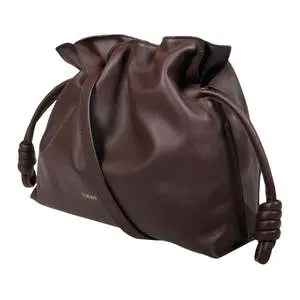 Loewe Medium Flamenco Clutch - Chocolate