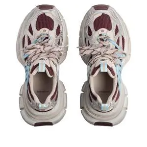 Balenciaga 3xl Interlace Sneakers - Brown/beige/blue