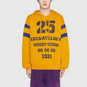 Gucci Printed Long Sleeve Hoodie