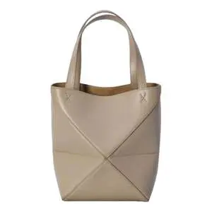 Loewe Loewe Mini Puzzle Fold Tote Sand
