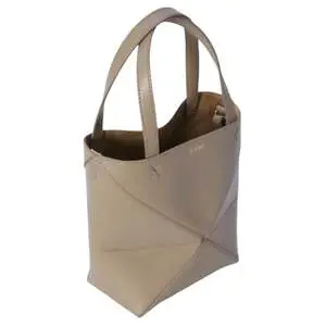 Loewe Mini Puzzle Fold Tote - Sand
