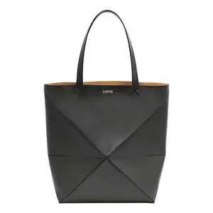 Loewe Xl Puzzle Fold Tote - Black