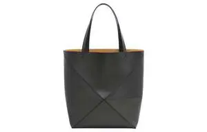 Loewe Xl Puzzle Fold Tote - Black