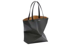 Loewe Xl Puzzle Fold Tote - Black