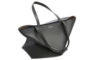Loewe Xl Puzzle Fold Tote - Black