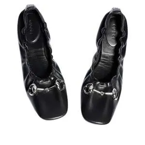Gucci Prima Ballet Flat - Black