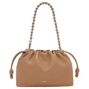 Loewe Medium Flamenco Bag In Nappa Lambskin - Mocha