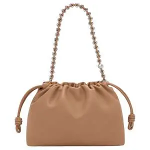 Loewe Medium Flamenco Bag In Nappa Lambskin - Mocha