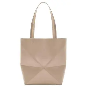 Loewe Medium Puzzle Fold Tote - Sand