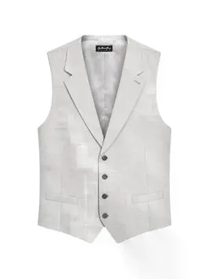 LUIGI BIANCHI MANTOVA Sleeveless Waistcoat - Grey