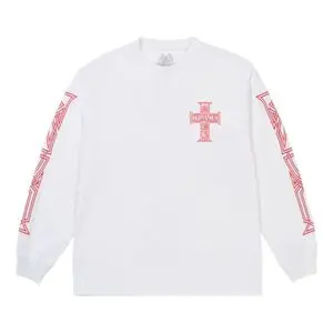 PALACE Y So Cross Long-sleeve T-shirt - White