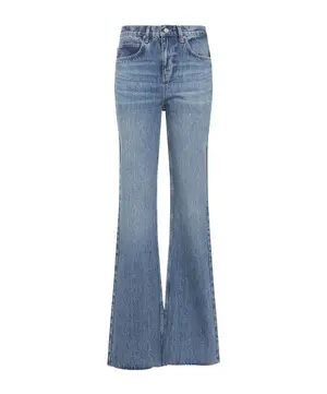 THE FRANKIE SHOP Flared Leg Jeans - Blue