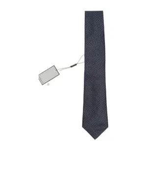 Canali Pointed Neck Tie - Black