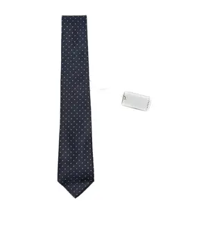 Canali Pointed Tip Neck Tie - Black