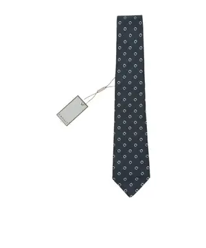 Canali Pointed Neck Tie - Black