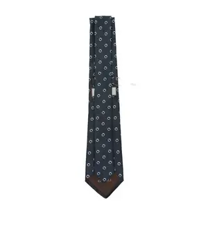 Canali Pointed Neck Tie - Black