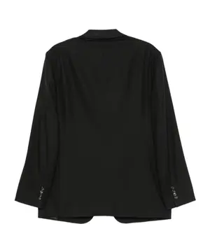 Canali Long-sleeve Blazer - Black