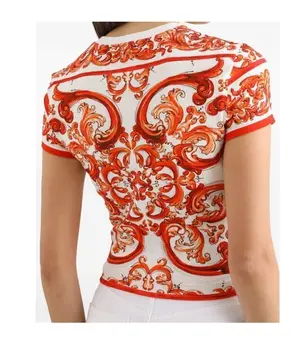 Dolce & Gabbana Majolica Print T-shirt