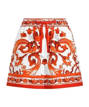 Dolce & Gabbana Drawstring Shorts - Red