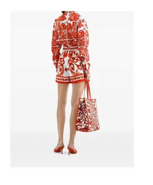 Dolce & Gabbana Printed Drawstring Shorts